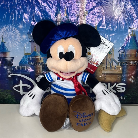 Disney | Toys | Disney Parks Epcot France Parisian Mickey Mouse Plush ...